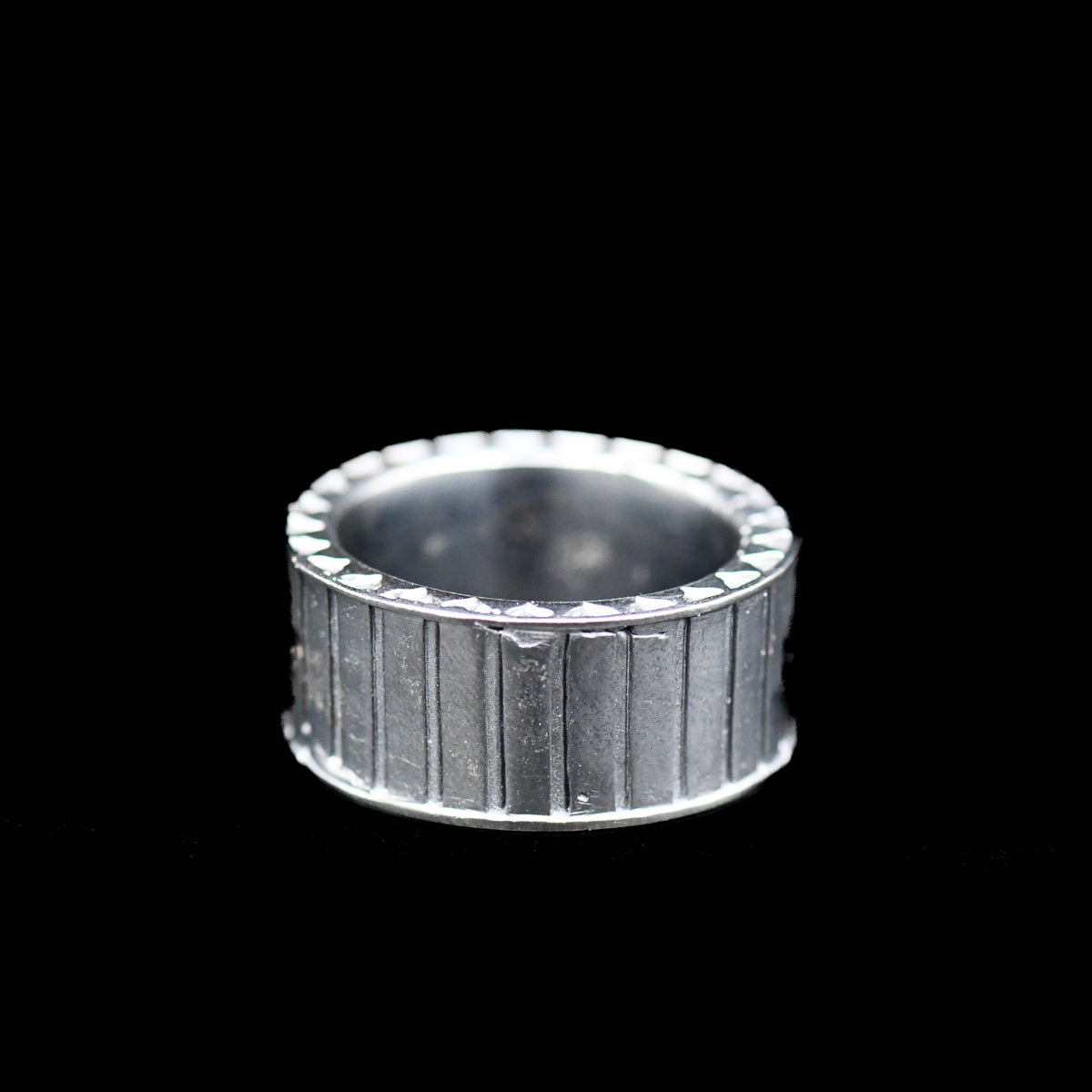 WOOD BARREL RING – Rock and Jewel