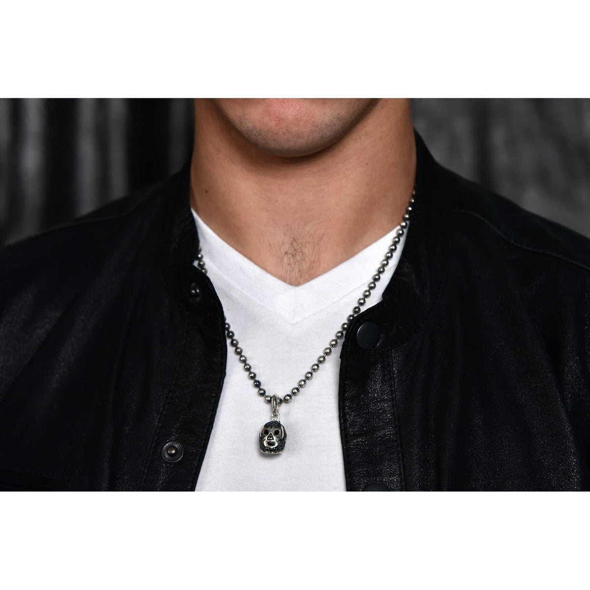 LUCHA LIBRE RUDO MASK (CON ZIRCONIA NEGRA) – Rock and Jewel